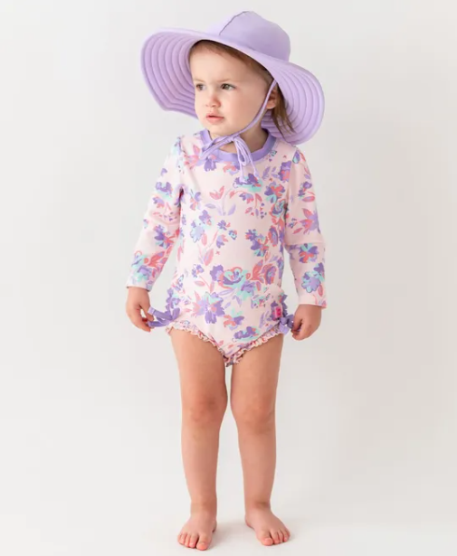Princess Meadow Long Sleeve One Piece Rash Guard – Nesting Baby and ...