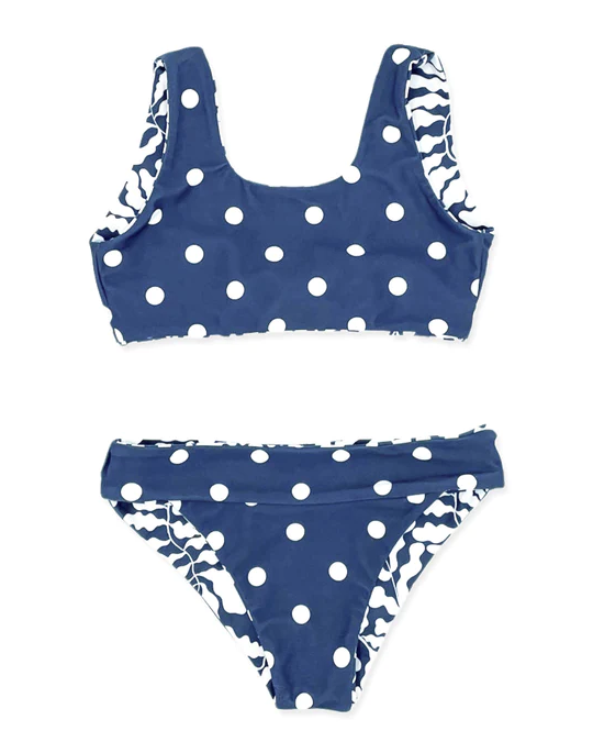 Island Hopper Bikini - Navy – Nesting Baby and Child Boutique